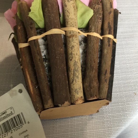 Accents | Set Of A Dozen Potted Stick Vase Faux Roses | Poshmark